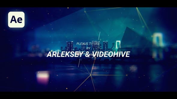 Plexus Titles Opener - Free After Effects Template - AEdownloadpro.com